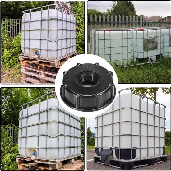 Reserve Set IBC Tank Kraan en Afvoerklep voor IBC Containers | bol