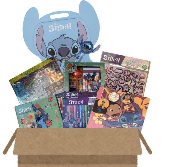 Disney stitch knutselset voor kinderen-teken-en kleurbox met stickers ...