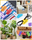 36 Stuks Herbruikbare Kabel Labels in Meerdere Kleuren - Beschrijfbaar ...