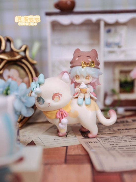 Original Character Trading Figures Cat Nizizi-Kitten with you 8 cm ...