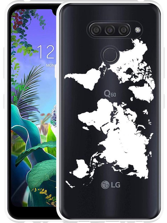 LG Q60 Hoesje World Map | bol.com