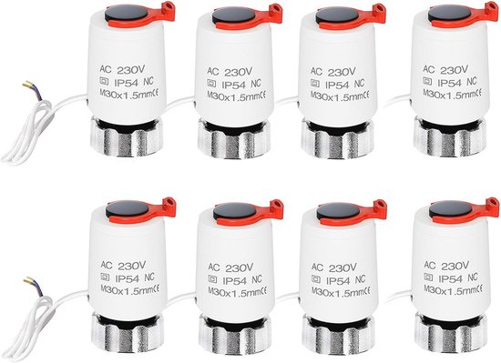 Aandrijving vloerverwarming 230V M30 x 1,5 - Stelmotor voor ...