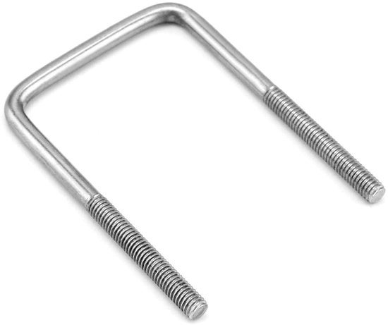 E-Ambar - Pak van 10 M6 U beugel 304 roestvrij staal 80 x 50 mm - U ...