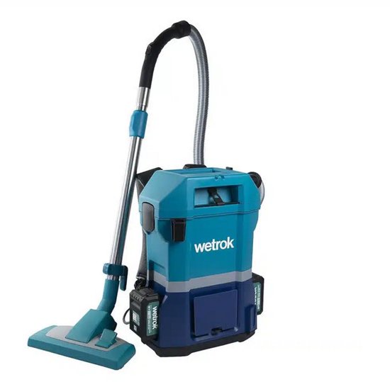 Wetrok Portavac BeFree accu rugstofzuiger 18 V 5 Ah Li-Ion. De Wetrok ...