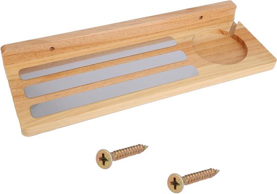 Houten magnetische plank voor speelgoedfiguren - wandhouder met ...