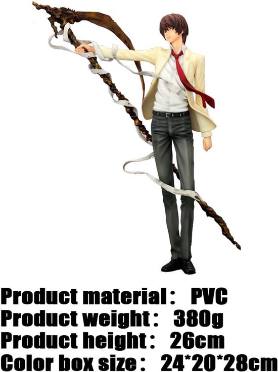 Death Note Light Yagami Actiefiguur 26CM PVC Anime Model - Decoratie ...