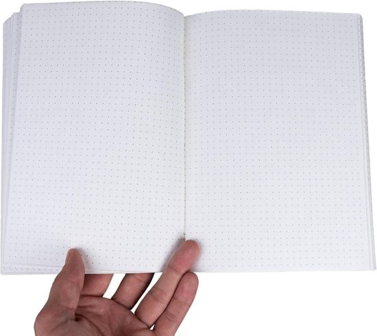 Navulpapier A5 Gestippeld - Gerecycled Papier 90g/m² - Hervulbare ...