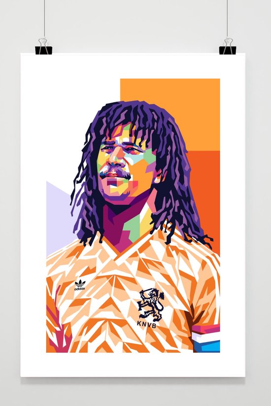 Ruud Gullit Poster - Voetbal Posters - Manager - Sport - Pop Art ...