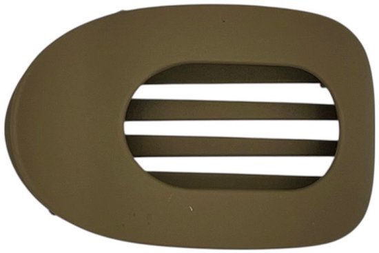 Haarklem - plat - haarklauw - haarclip - khaki - meisjes - dames | bol