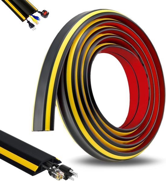 Flexibele Kabelgoot voor Kabelbeheer, Zelfklevend, Halfrond Design ...