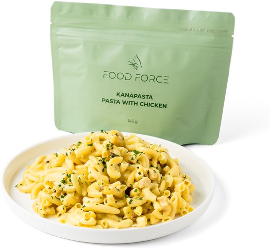 Pasta met Kip (Alleen warm water toevoegen)- Lang houdbare voeding ...