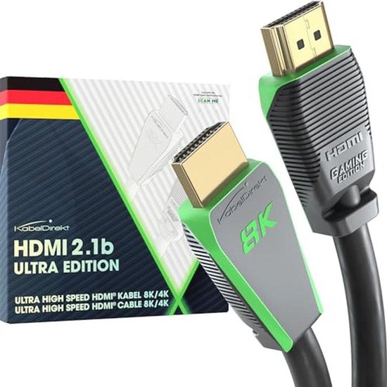 Câble HDMI 2.1 8K - Édition Gamer Certifiée - 3m Ultra High Speed ...
