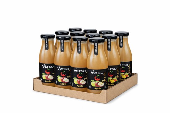 Verso Appel Vruchtensap – Premium Fruitsap – Tray 12 Flesjes | bol