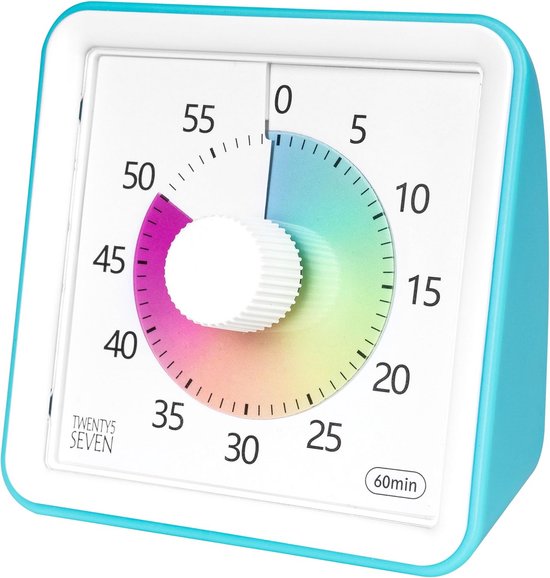 Visuele timer 60 minuten met beschermhoes - kinder-timer voor autisme ...