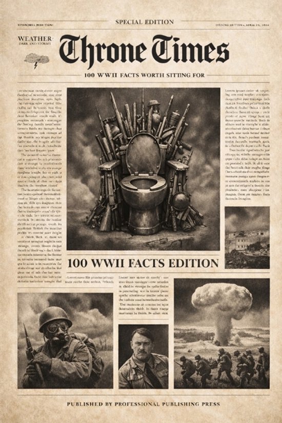 Throne Times: 100 Facts about WW2 | 9798243007740 | Boeken | bol