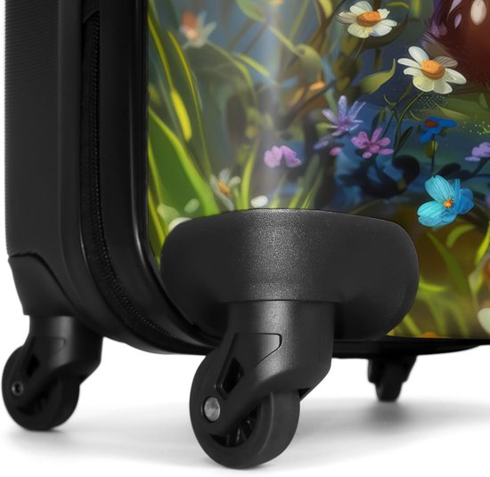 Kindertrolley met bloemen en vlinders - Leuke kinderbagage voor meisjes ...