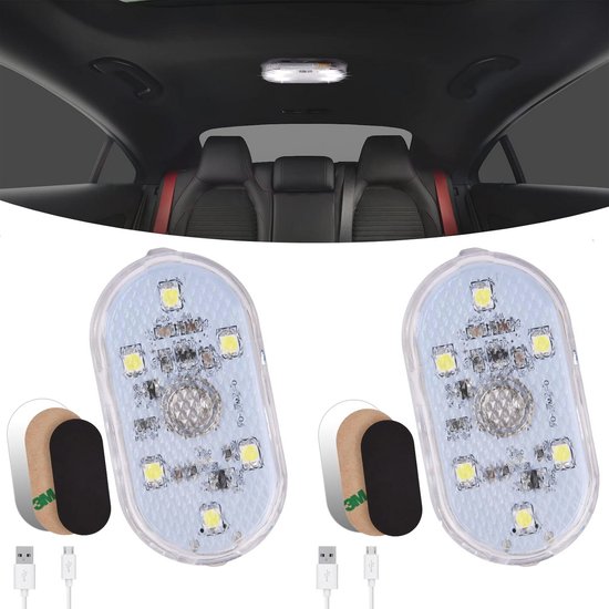 LED Interieurverlichting Oplaadbaar 2 Stuks met Touch Sensor voor ...