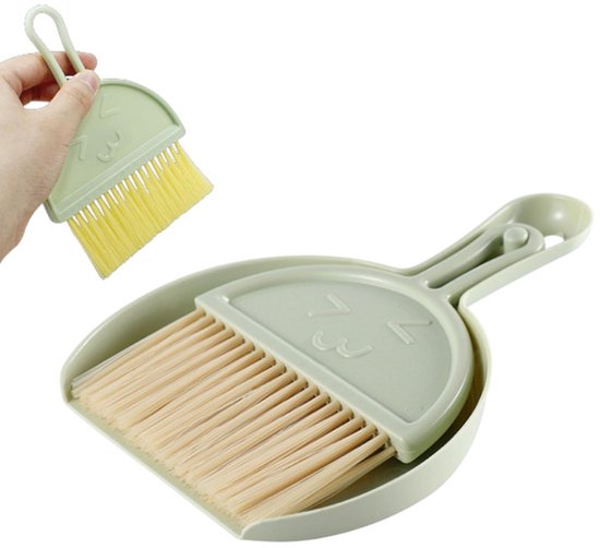 1 stuk - Stoffer en Blik mini - Kleine set van bezem en blik - mini ...