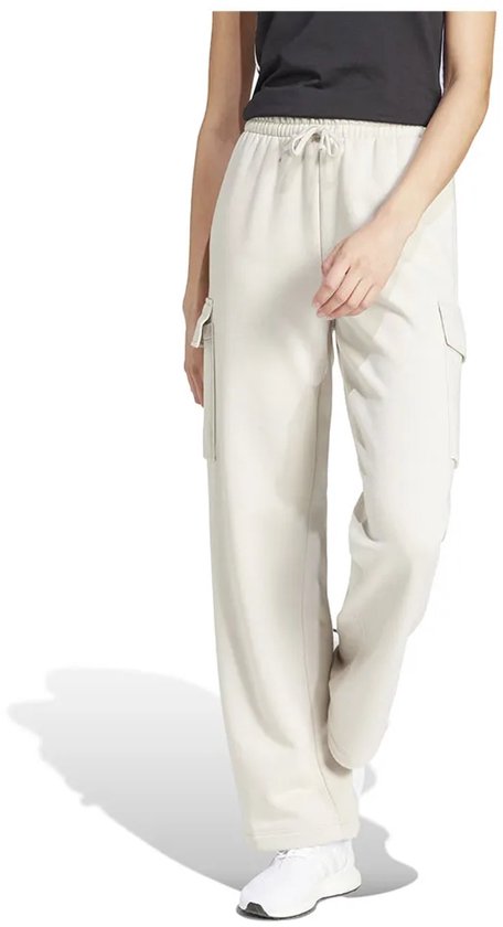 Adidas Essentials Linear Fleece Joggers Wit XS Vrouw | bol