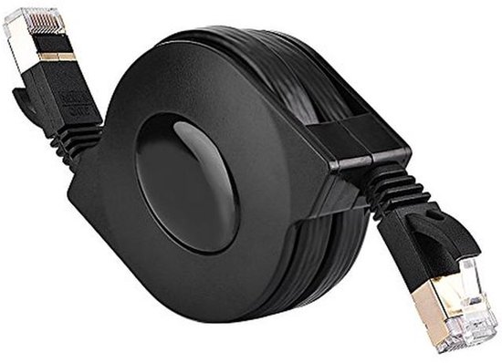 CAT7 RJ45 600 MHz Ethernetkabel - Platte LAN-kabel voor Laptop ...