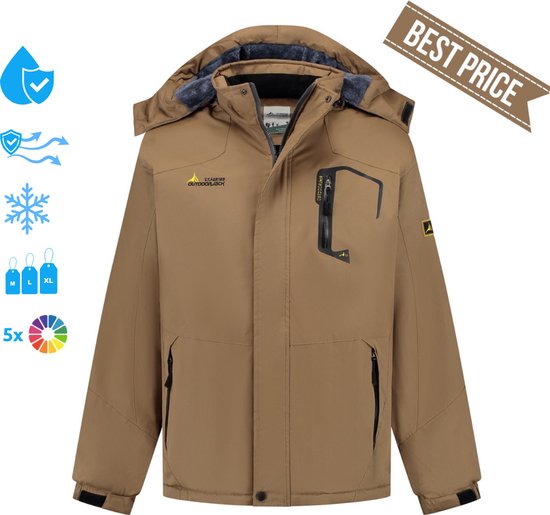Winterjas - Heren winterjas - Outdoor jas - Wintersport - Waterdicht ...