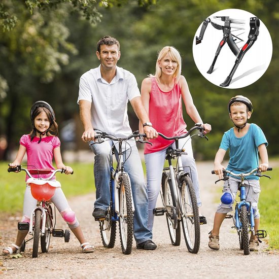 In hoogte Verstelbare Fietsstandaard voor Stadsfiets & Mountainbike (24 ...