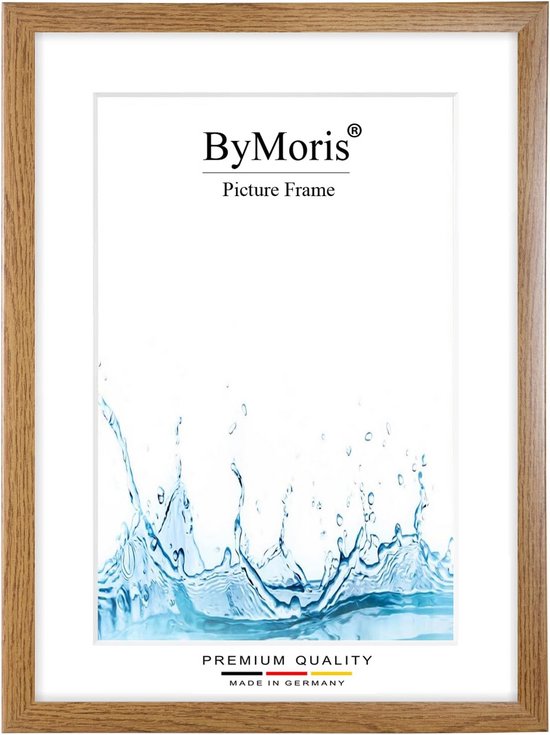 Op Maat Gemaakte Houten Fotolijst 55x70 cm Rustiek Eiken met ...