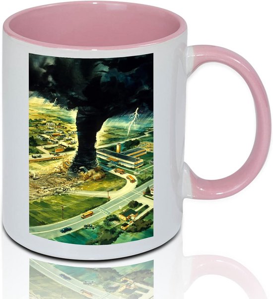 Set van 12 Sublimatie Mokken Wit met Roze Binnenkant voor Hoge ...