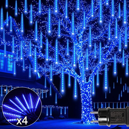 MUPOO 4x LED Meteorregen Buis - Kerstverlichting ...