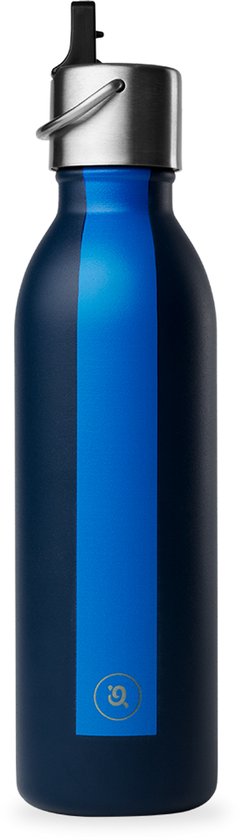 Qwetch - Isothermische fles - Sportserie Blauw- 600ml | bol