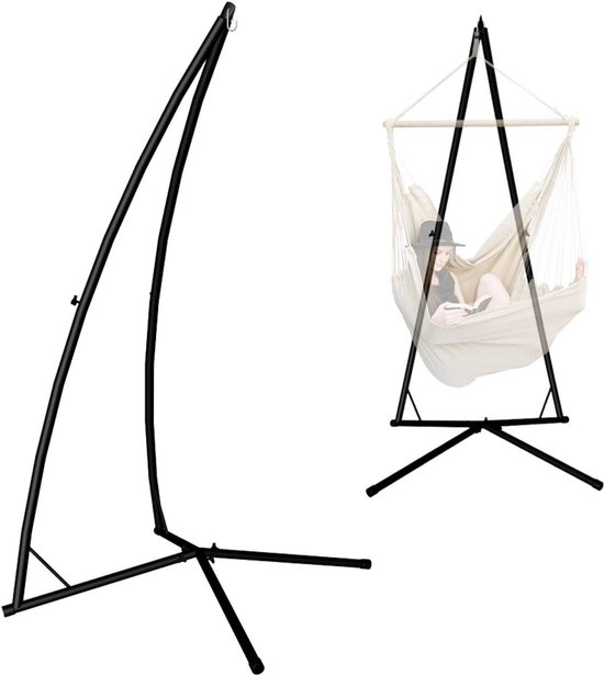 Zwart Metalen Hangstoelframe 215 Cm – Stevige Stand Voor Jouw Hangstoel ...