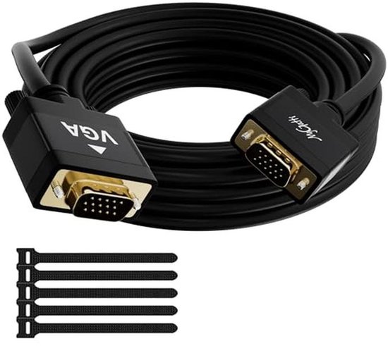 VGA Kabel 30 m, D-sub 15 Pins, Goud Geplateerde Stekkers, Aluminium ...