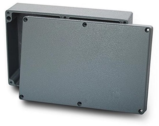 Industriële Aluminium Behuizing 222 x 145 x 75 mm IP66 - Robuuste ...