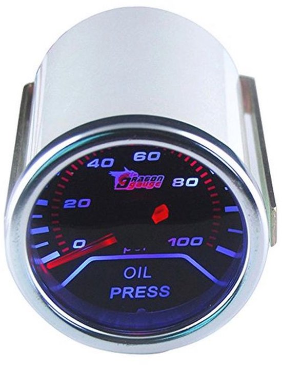Boost Gauge Bar Meter 52 mm met Rookkleurige Lens en LED-display | bol