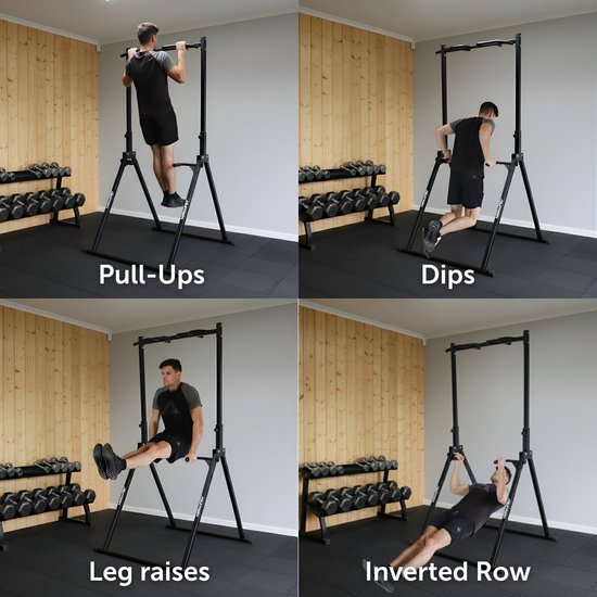 Pull up station opvouwbaar - Power tower - Pull up rack - Pull up bar ...