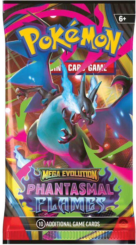 Pokemon Boosterpack - Phantasmal Flames - Mega Evolutions - 1 pakje 10 ...