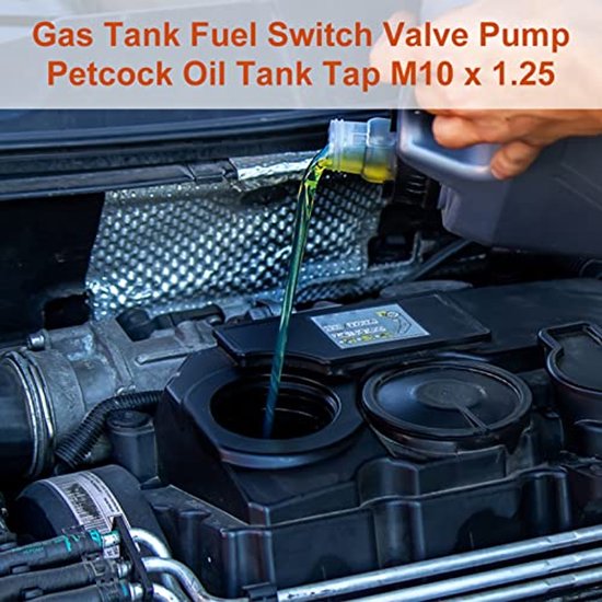 M10 x 1.25mm Fuel Tank Switch Valve Fuel Tap, Fuel Fuel Tap Valve Gas ...