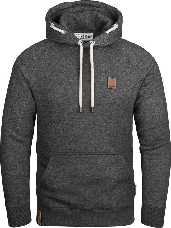 Heren hoodie met capuchon en Inside Out Hood String | bol