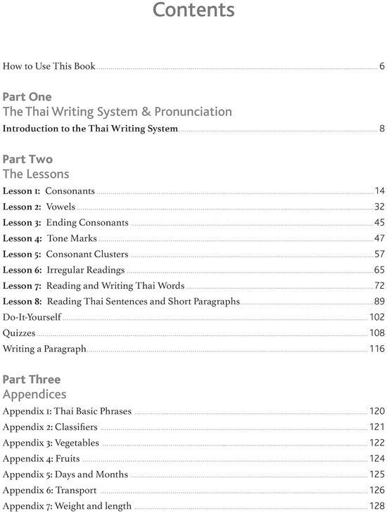 Reading & Writing Thai : Cahier d'exercices pour l'auto-apprentissage ...