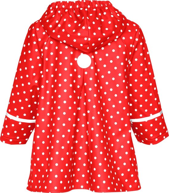 Meisjes Regenjas Stippen Rood - Waterdichte & Comfortabele Regenkleding ...