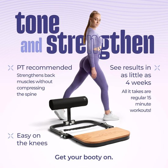 Hip Thrust Machine voor Krachtige Glute Training en Bilspier Workout ...