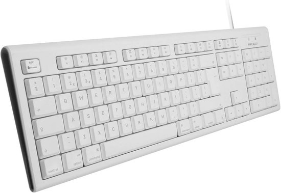 Ergonomisch USB-A Toetsenbord met 105 Toetsen en Numpad voor Mac ...