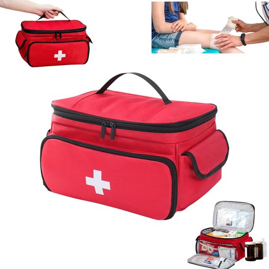1 stuk - Reis EHBO - Kleine EHBO - EHBO Kit - rood - ehbo koffer ...