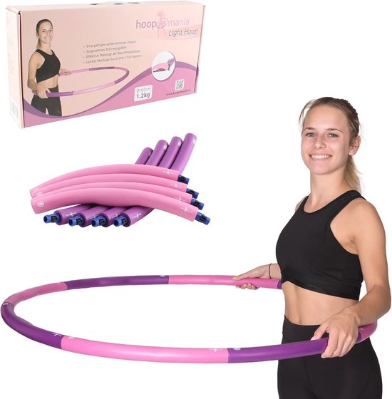 Hoopomania hula hoop avec cerceau en mousse de 1,2 à 2 kg pour les ...