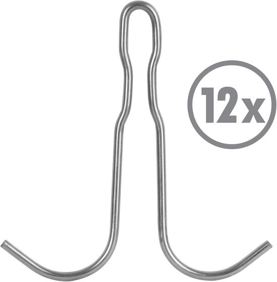 Stainless Steel Wandplank met Haak, 120 x 30 cm - Ideaal voor Keuken en ...
