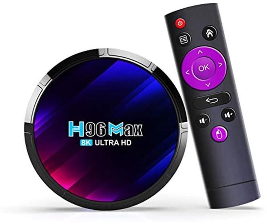 Android TV Box 4GB RAM 64GB ROM 8K Ultra HD WiFi6 Smart Home Player | bol