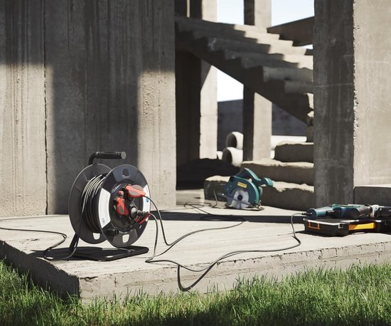 20 meter verlengsnoer met 3 stopcontacten 16A - IP55 - 3G1,5 mm² ...