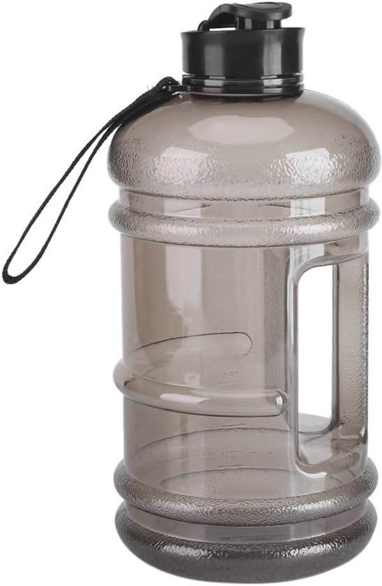 Grote Waterfles 2.2L met Breed Mond en Handvat voor Sport en Kamperen | bol