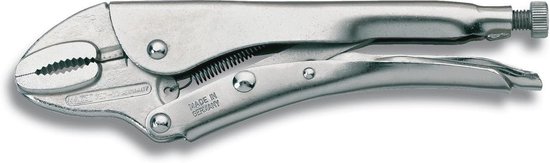 Griptang 142 mm met Vernikkelde Opschroefkaken en Draadsnijder | bol