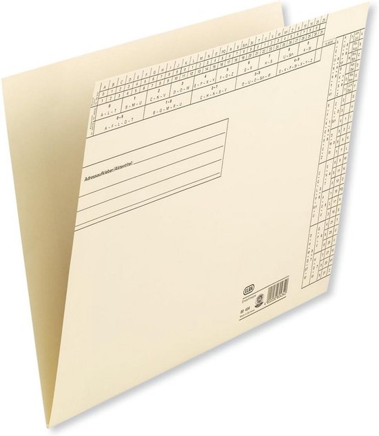 Instelmap A4 van Stevig Kraftkarton - 50 Stuks - Universele Perforatie ...